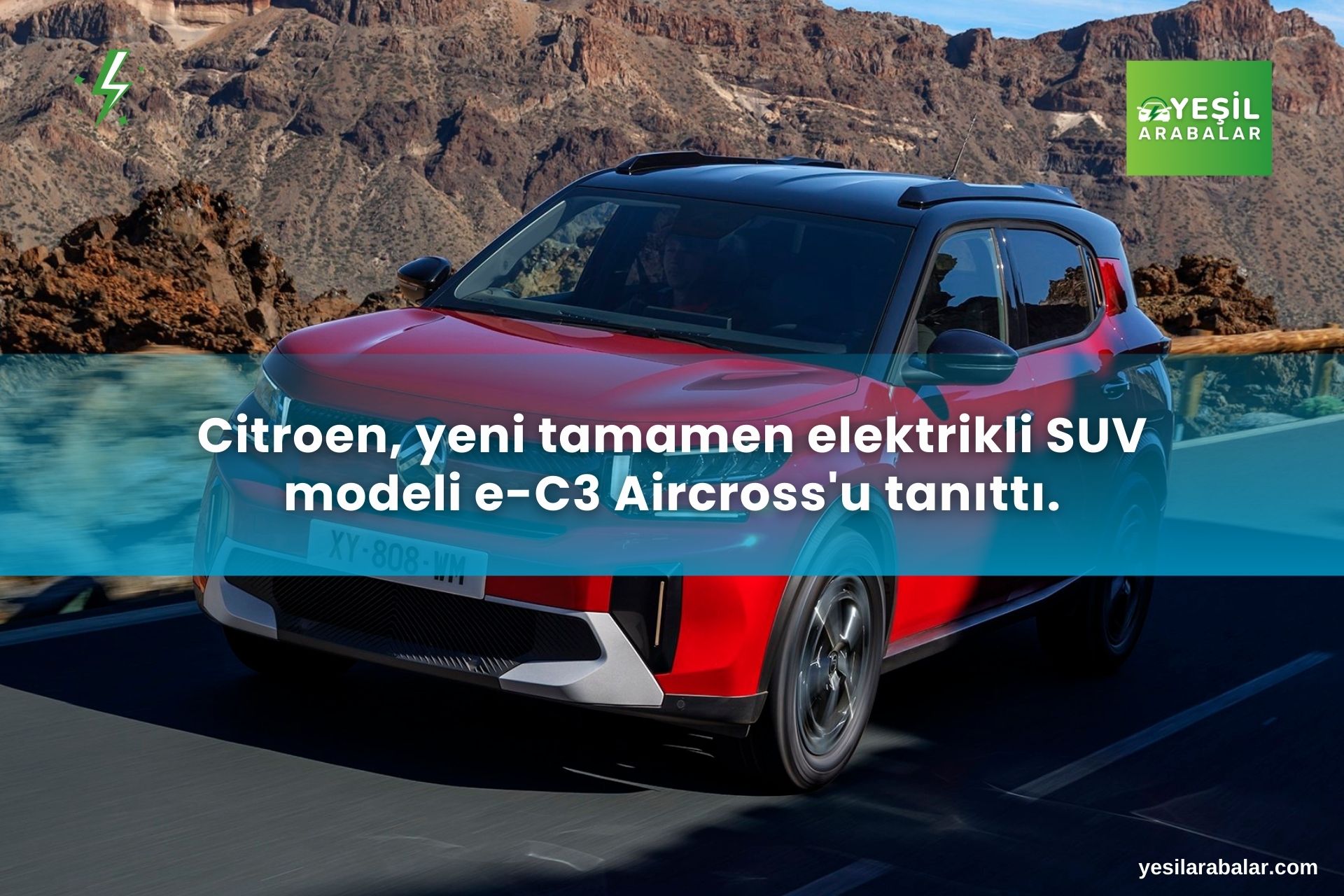 Yeni Citroen e-C3 Aircross: 26.490 Avro Fiyatıyla Elektrikli SUV Pazarında