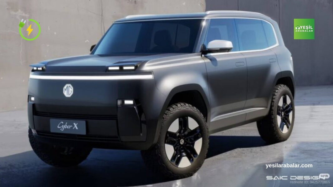 MG Cyber X Konsepti Transformers Havasında Elektrikli SUV